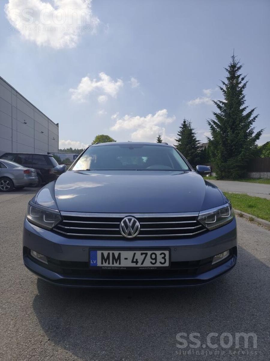 Zils Volkswagen Passat B8 2017 Rīga, ar dzinēja tilpumu 2.00 L un nobraukumu 243 tūkst. km par 11500 €, foto 1 vietnē AUTOMOTO.COM.LV