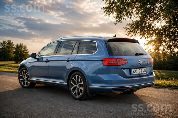 Zils Volkswagen Passat B8 2017 Rīga, ar dzinēja tilpumu 2.00 L un nobraukumu 168 tūkst. km par 10990 €, foto 2 vietnē AUTOMOTO.COM.LV