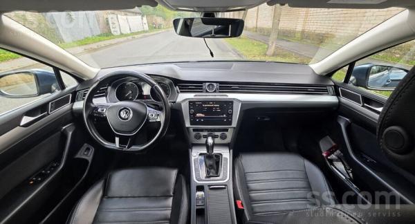 Blue Volkswagen Passat B8 2017 in Riga, with an engine capacity of 1.60 L and mileage of 363 thousand km for 6500 €, photo 9 on AUTOMOTO.COM.LV
