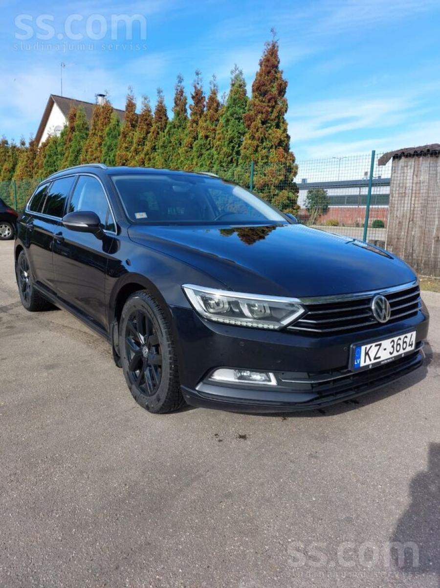Zils Volkswagen Passat B8 2017 Rīga, ar dzinēja tilpumu 2.00 L un nobraukumu 280 tūkst. km par 8700 €, foto 1 vietnē AUTOMOTO.COM.LV