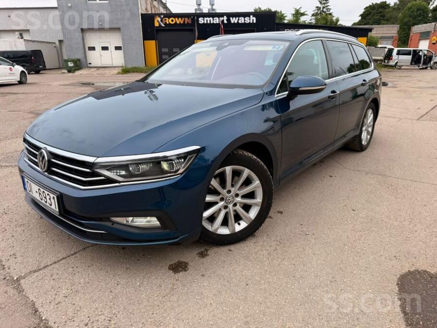Zils Volkswagen Passat B8 2019 Rīga, ar dzinēja tilpumu 2.00 L un nobraukumu 230 tūkst. km par 14770 €, foto 1 vietnē AUTOMOTO.COM.LV