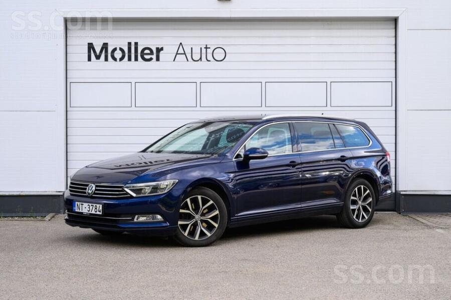 Zils Volkswagen Passat B8 2019 Rīga, ar dzinēja tilpumu 2.00 L un nobraukumu 153 tūkst. km par 12950 €, foto 1 vietnē AUTOMOTO.COM.LV