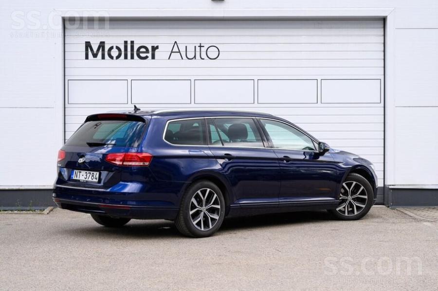 Zils Volkswagen Passat B8 2019 Rīga, ar dzinēja tilpumu 2.00 L un nobraukumu 153 tūkst. km par 12950 €, foto 5 vietnē AUTOMOTO.COM.LV