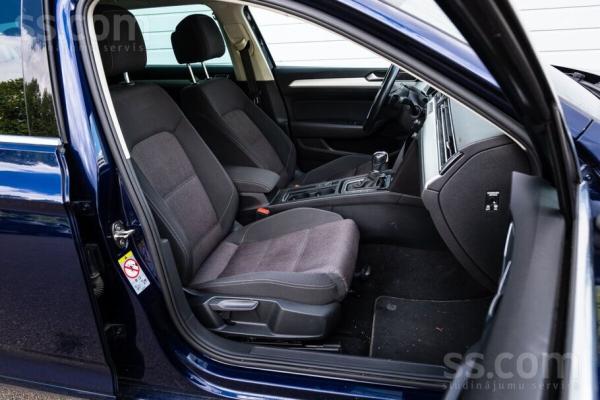 Blue Volkswagen Passat B8 2019 in Riga, with an engine capacity of 2.00 L and mileage of 153 thousand km for 12950 €, photo 6 on AUTOMOTO.COM.LV