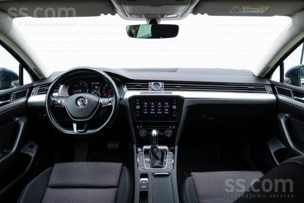 Blue Volkswagen Passat B8 2019 in Riga, with an engine capacity of 2.00 L and mileage of 153 thousand km for 12950 €, photo 8 on AUTOMOTO.COM.LV