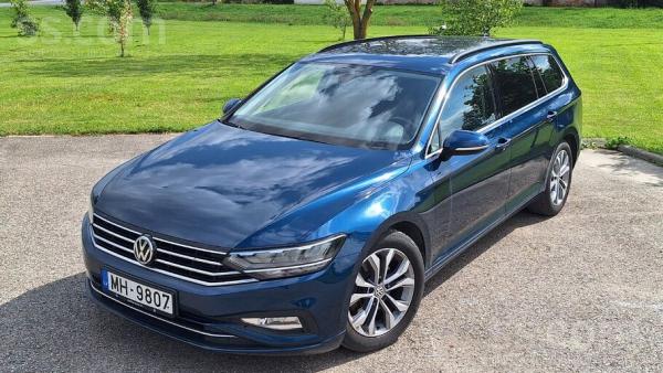 Zils Volkswagen Passat B8 2019 Bauska, ar dzinēja tilpumu 1.50 L un nobraukumu 275 tūkst. km par 9990 €, foto  vietnē AUTOMOTO.COM.LV
