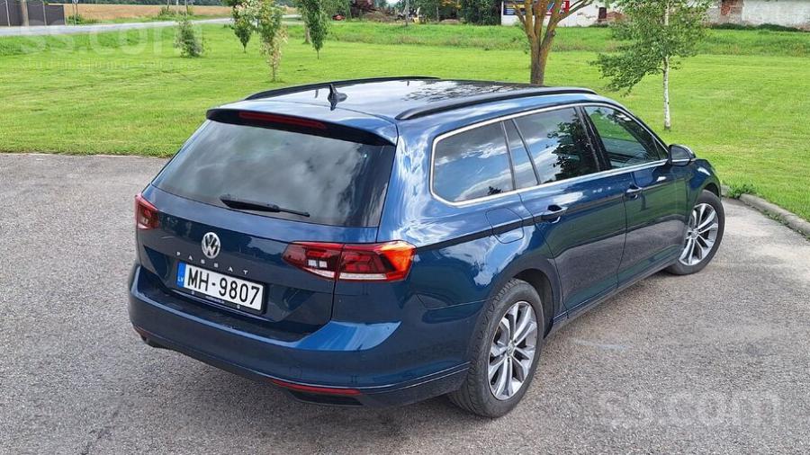 Zils Volkswagen Passat B8 2019 Bauska, ar dzinēja tilpumu 1.50 L un nobraukumu 275 tūkst. km par 9990 €, foto 4 vietnē AUTOMOTO.COM.LV