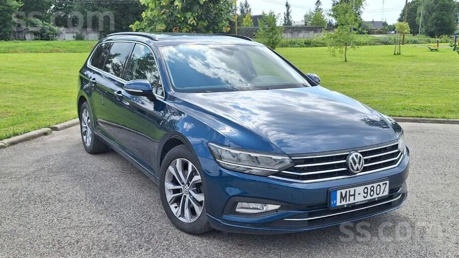 Zils Volkswagen Passat B8 2019 Bauska, ar dzinēja tilpumu 1.50 L un nobraukumu 275 tūkst. km par 9990 €, foto 8 vietnē AUTOMOTO.COM.LV