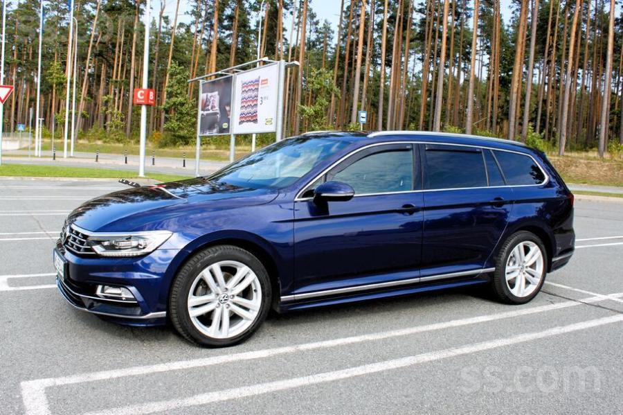 Blue Volkswagen Passat B8 2019 in Riga, with an engine capacity of 2.00 L and mileage of 191 thousand km for 15000 €, photo 5 on AUTOMOTO.COM.LV