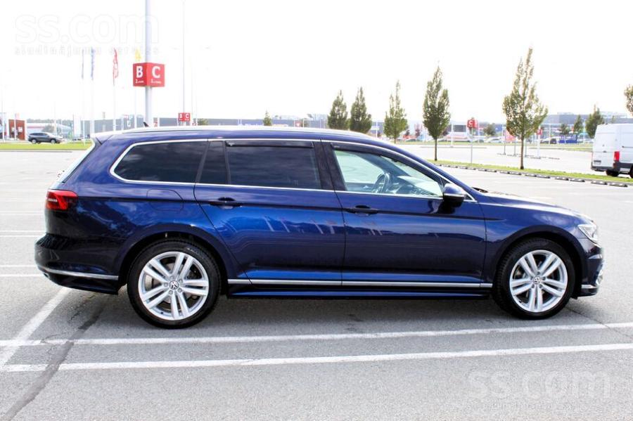 Blue Volkswagen Passat B8 2019 in Riga, with an engine capacity of 2.00 L and mileage of 191 thousand km for 15000 €, photo 25 on AUTOMOTO.COM.LV