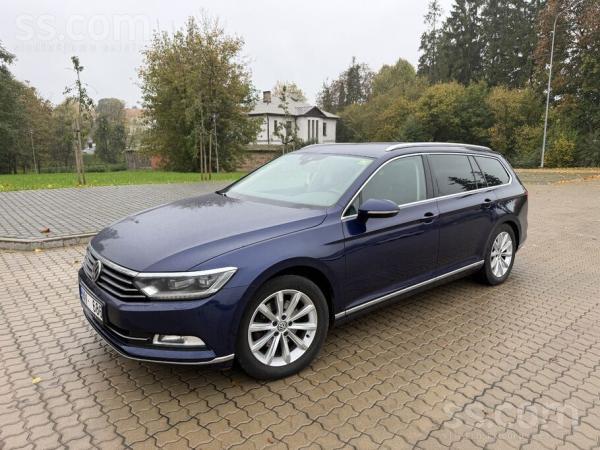 Blue Volkswagen Passat B8 2019 in Riga, with an engine capacity of 2.00 L and mileage of 329 thousand km for 12950 €, photo 1 on AUTOMOTO.COM.LV