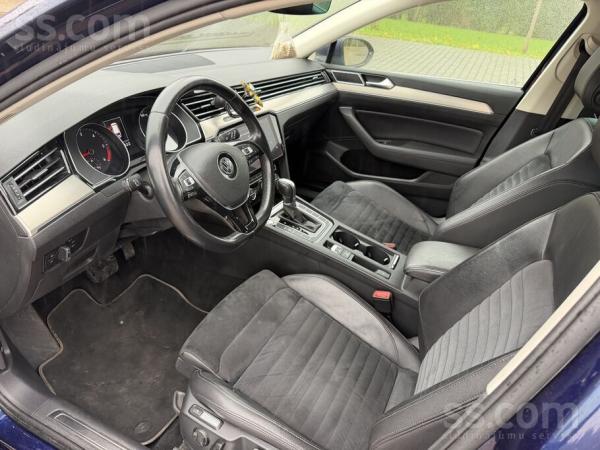 Blue Volkswagen Passat B8 2019 in Riga, with an engine capacity of 2.00 L and mileage of 329 thousand km for 12950 €, photo 9 on AUTOMOTO.COM.LV