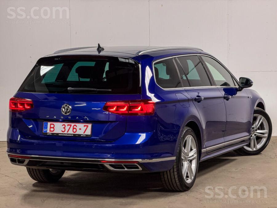 Blue Volkswagen Passat B8 2020 in Jurmala, with an engine capacity of 1.50 L and mileage of 186 thousand km for 16950 €, photo 12 on AUTOMOTO.COM.LV