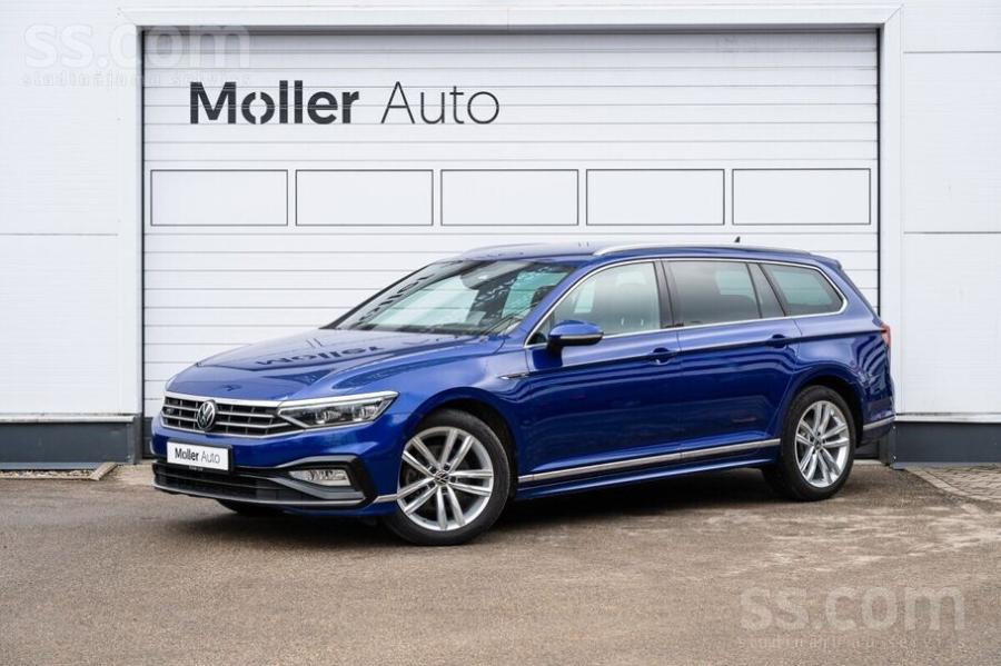 Zils Volkswagen Passat B8 2021 Rīga, ar dzinēja tilpumu 2.00 L un nobraukumu 162 tūkst. km par 19900 €, foto 1 vietnē AUTOMOTO.COM.LV