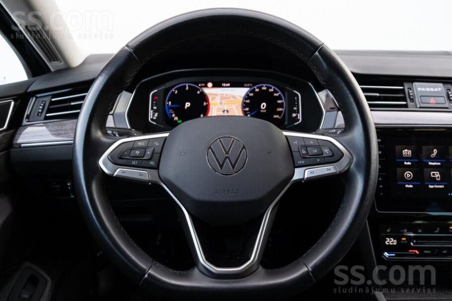 Blue Volkswagen Passat B8 2023 in Riga, with an engine capacity of 2.00 L and mileage of 135 thousand km for 24500 €, photo 15 on AUTOMOTO.COM.LV