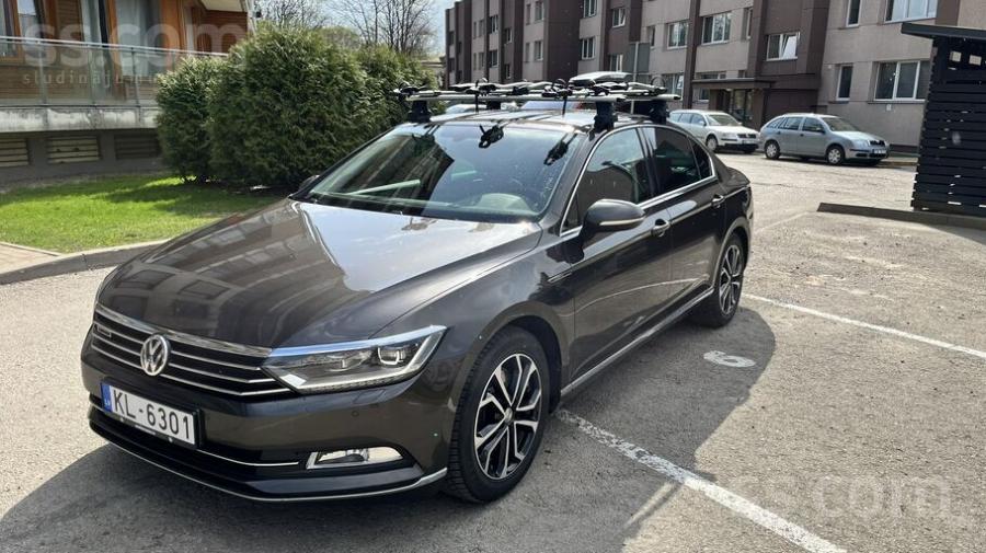Brown Volkswagen Passat B8 2016 in Riga, with an engine capacity of 2.00 L and mileage of 180 thousand km for 13500 €, photo 1 on AUTOMOTO.COM.LV