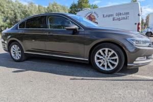 Brown Volkswagen Passat B8 2017 in Riga, with an engine capacity of 2.00 L and mileage of 275 thousand km for 11200 €, photo 5 on AUTOMOTO.COM.LV
