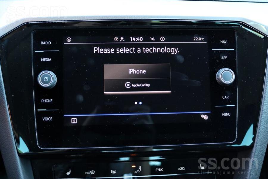 Brown Volkswagen Passat B8 2022 in Riga, with an engine capacity of 1.50 L and mileage of 83 thousand km for 18000 €, photo 16 on AUTOMOTO.COM.LV