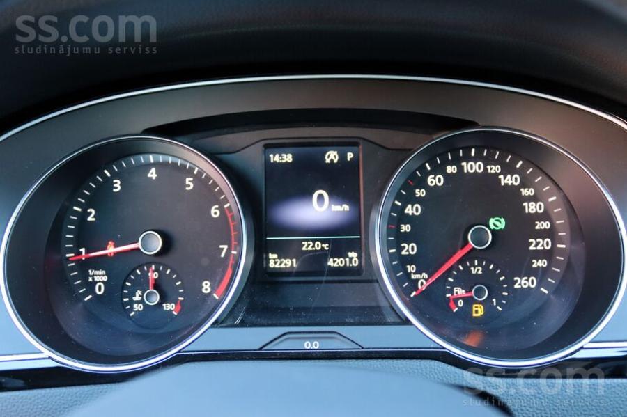 Brown Volkswagen Passat B8 2022 in Riga, with an engine capacity of 1.50 L and mileage of 83 thousand km for 18000 €, photo 24 on AUTOMOTO.COM.LV