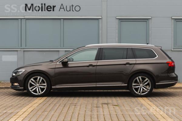 Brown Volkswagen Passat B8 2015 in Ventspils, with an engine capacity of 2.00 L and mileage of 351 thousand km for 20595 €, photo 2 on AUTOMOTO.COM.LV