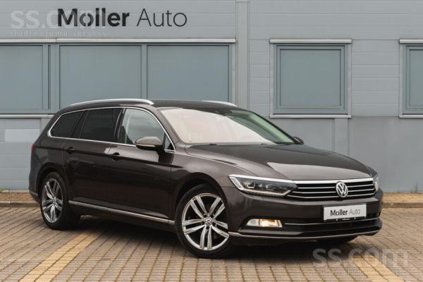 Brown Volkswagen Passat B8 2015 in Ventspils, with an engine capacity of 2.00 L and mileage of 351 thousand km for 20595 €, photo 7 on AUTOMOTO.COM.LV