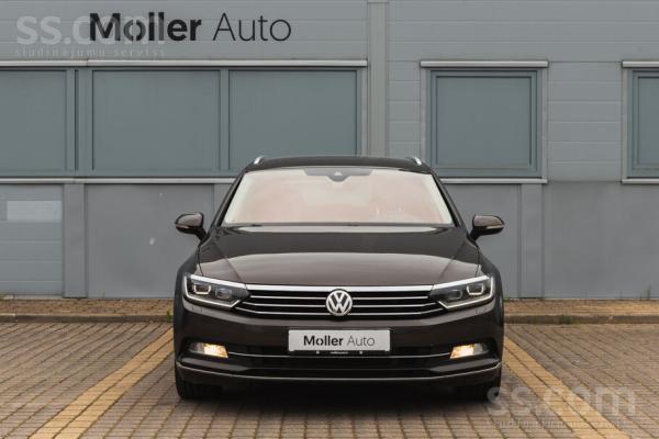 Brown Volkswagen Passat B8 2015 in Ventspils, with an engine capacity of 2.00 L and mileage of 351 thousand km for 20595 €, photo 8 on AUTOMOTO.COM.LV