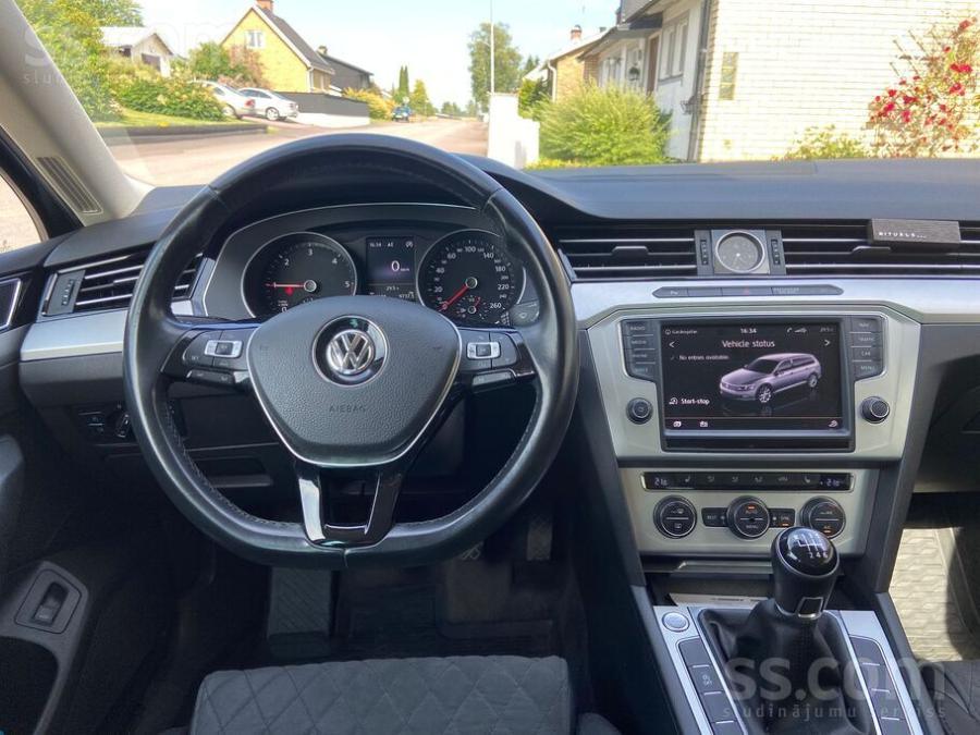 Brown Volkswagen Passat B8 2015 in Liepaja, with an engine capacity of 2.00 L and mileage of 267 thousand km for 9600 €, photo 6 on AUTOMOTO.COM.LV