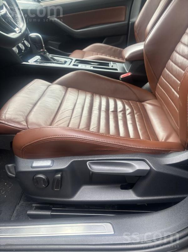 Brūns Volkswagen Passat B8 2015 Ogre, ar dzinēja tilpumu 2.00 L un nobraukumu 301 tūkst. km par 12900 €, foto 5 vietnē AUTOMOTO.COM.LV
