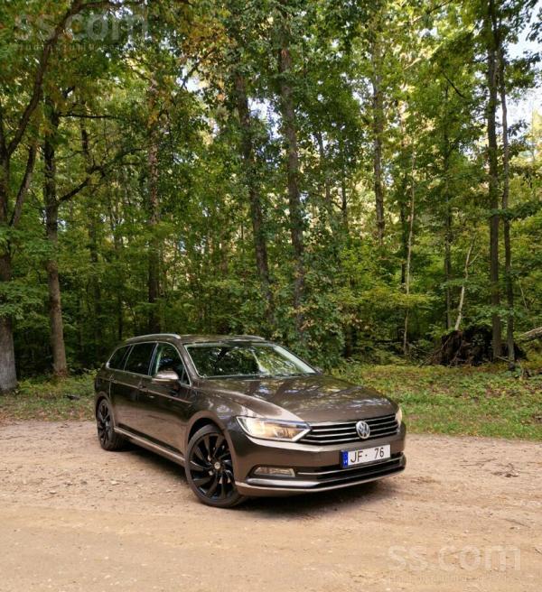 Brown Volkswagen Passat B8 2015 in Jelgava, with an engine capacity of 2.00 L and mileage of 276 thousand km for 10300 €, photo 1 on AUTOMOTO.COM.LV