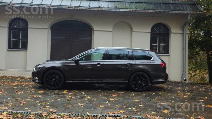 Brown Volkswagen Passat B8 2015 in Jelgava, with an engine capacity of 2.00 L and mileage of 278 thousand km for 9800 €, photo 5 on AUTOMOTO.COM.LV