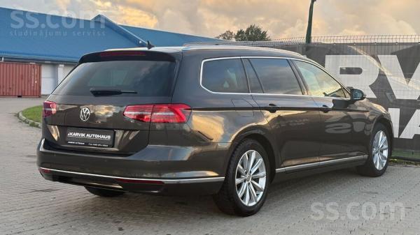Brown Volkswagen Passat B8 2015 in Liepaja, with an engine capacity of 2.00 L and mileage of 244 thousand km for 11350 €, photo 5 on AUTOMOTO.COM.LV