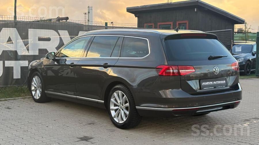 Brown Volkswagen Passat B8 2015 in Liepaja, with an engine capacity of 2.00 L and mileage of 244 thousand km for 11350 €, photo 7 on AUTOMOTO.COM.LV