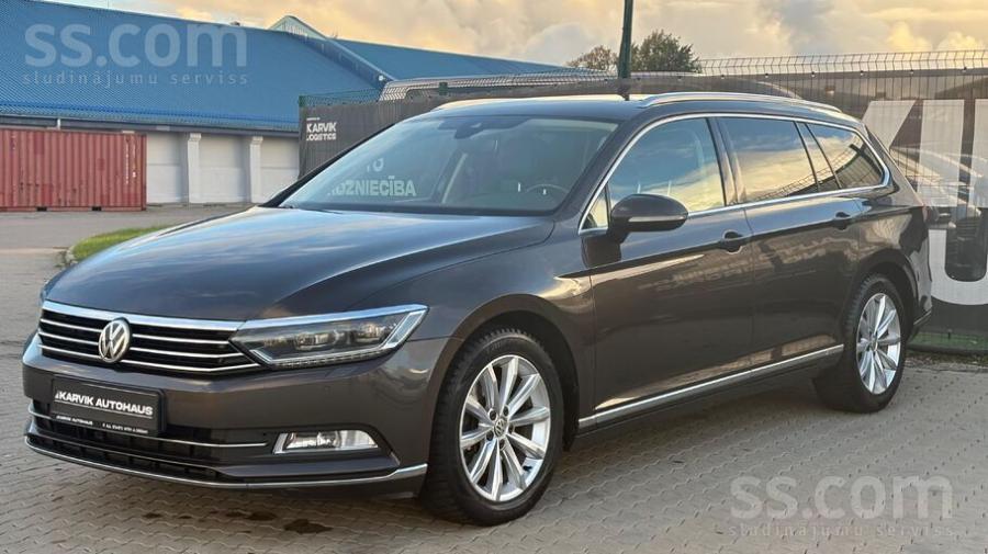 Brown Volkswagen Passat B8 2015 in Liepaja, with an engine capacity of 2.00 L and mileage of 244 thousand km for 11350 €, photo 9 on AUTOMOTO.COM.LV