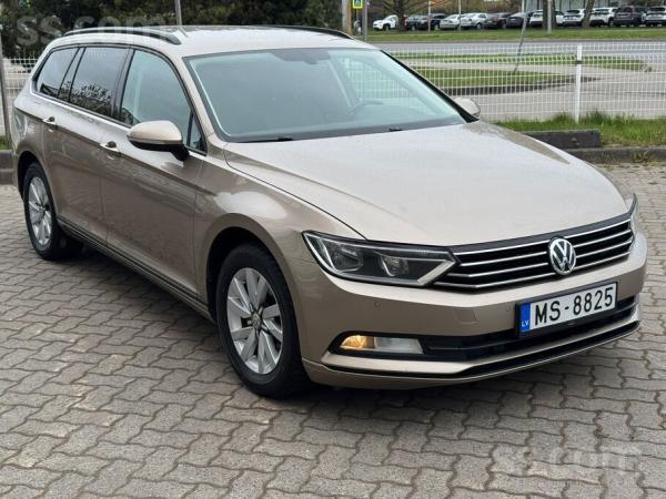 Brown Volkswagen Passat B8 2016 in Riga, with an engine capacity of 1.40 L and mileage of 275 thousand km for 8900 €, photo 1 on AUTOMOTO.COM.LV