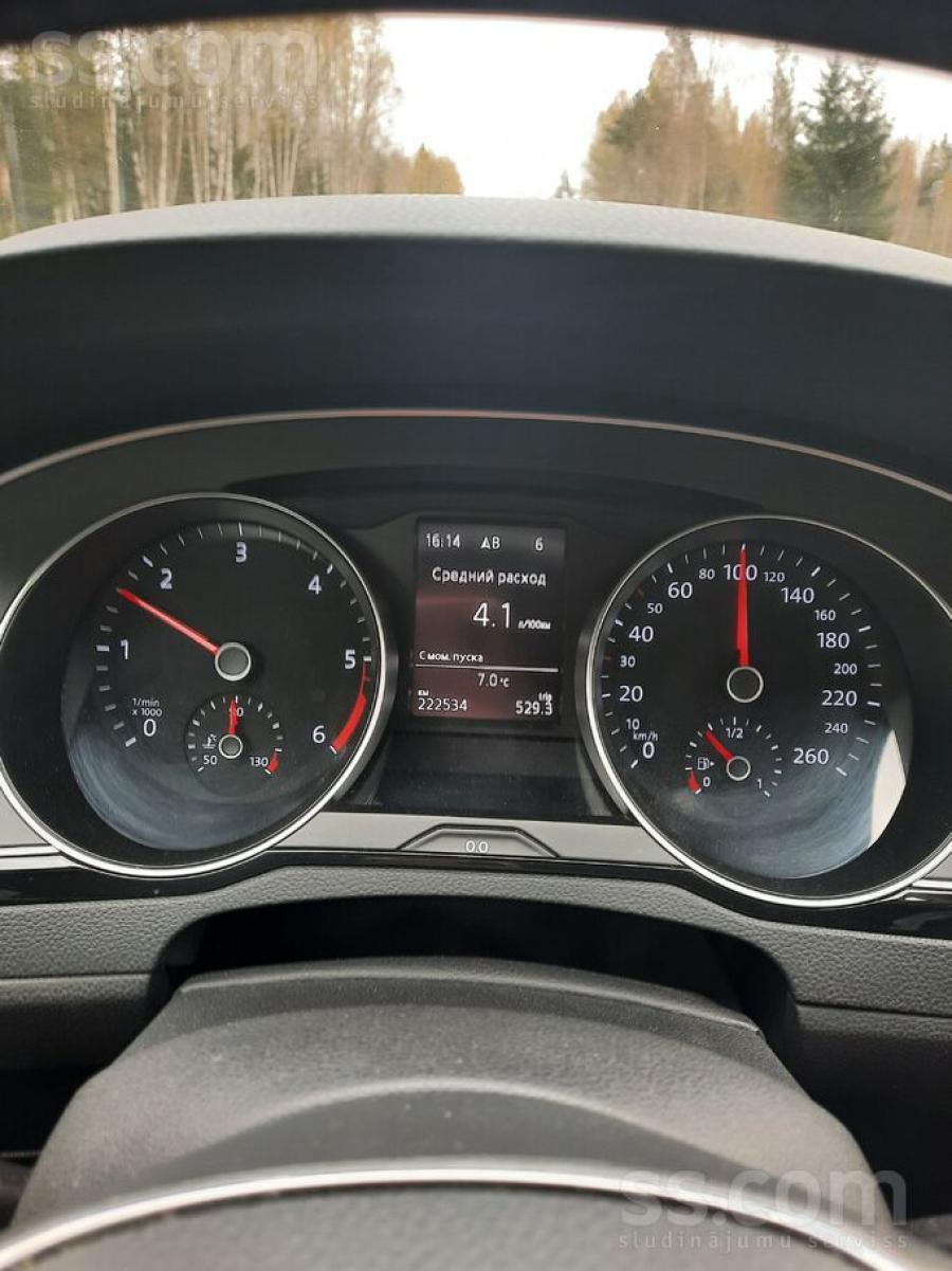 Brūns Volkswagen Passat B8 2016 Rēzekne, ar dzinēja tilpumu 1.60 L un nobraukumu 222 tūkst. km par 8200 €, foto 6 vietnē AUTOMOTO.COM.LV