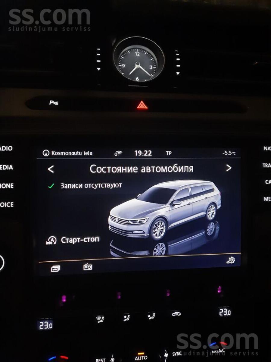 Brūns Volkswagen Passat B8 2016 Rēzekne, ar dzinēja tilpumu 1.60 L un nobraukumu 222 tūkst. km par 8200 €, foto 7 vietnē AUTOMOTO.COM.LV