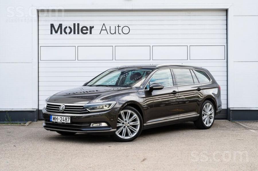 Brown Volkswagen Passat B8 2016 in Riga, with an engine capacity of 2.00 L and mileage of 257 thousand km for 12950 €, photo 1 on AUTOMOTO.COM.LV
