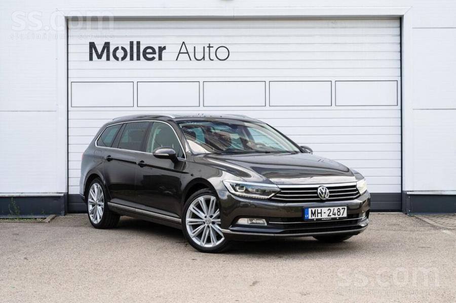 Brown Volkswagen Passat B8 2016 in Riga, with an engine capacity of 2.00 L and mileage of 257 thousand km for 12950 €, photo 3 on AUTOMOTO.COM.LV