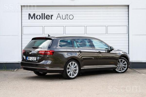 Brown Volkswagen Passat B8 2016 in Riga, with an engine capacity of 2.00 L and mileage of 257 thousand km for 12950 €, photo 3 on AUTOMOTO.COM.LV