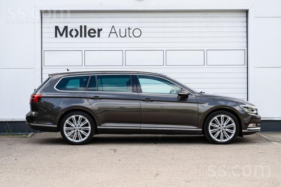 Brown Volkswagen Passat B8 2016 in Riga, with an engine capacity of 2.00 L and mileage of 257 thousand km for 12950 €, photo 6 on AUTOMOTO.COM.LV