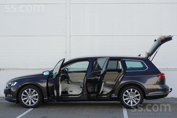 Brown Volkswagen Passat B8 2016 in Riga, with an engine capacity of 2.00 L and mileage of 235 thousand km for 8900 €, photo 7 on AUTOMOTO.COM.LV