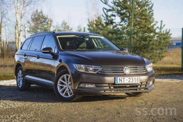 Brown Volkswagen Passat B8 2017 in Riga, with an engine capacity of 1.60 L and mileage of 352 thousand km for 9990 €, photo 4 on AUTOMOTO.COM.LV