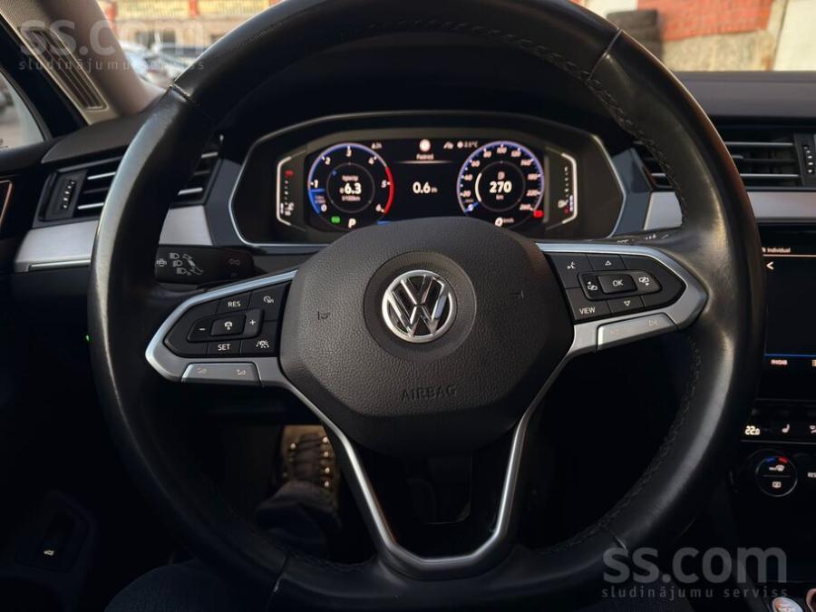 Green Volkswagen Passat B8 2019 in Riga, with an engine capacity of 2.00 L and mileage of 206 thousand km for 15800 €, photo 15 on AUTOMOTO.COM.LV