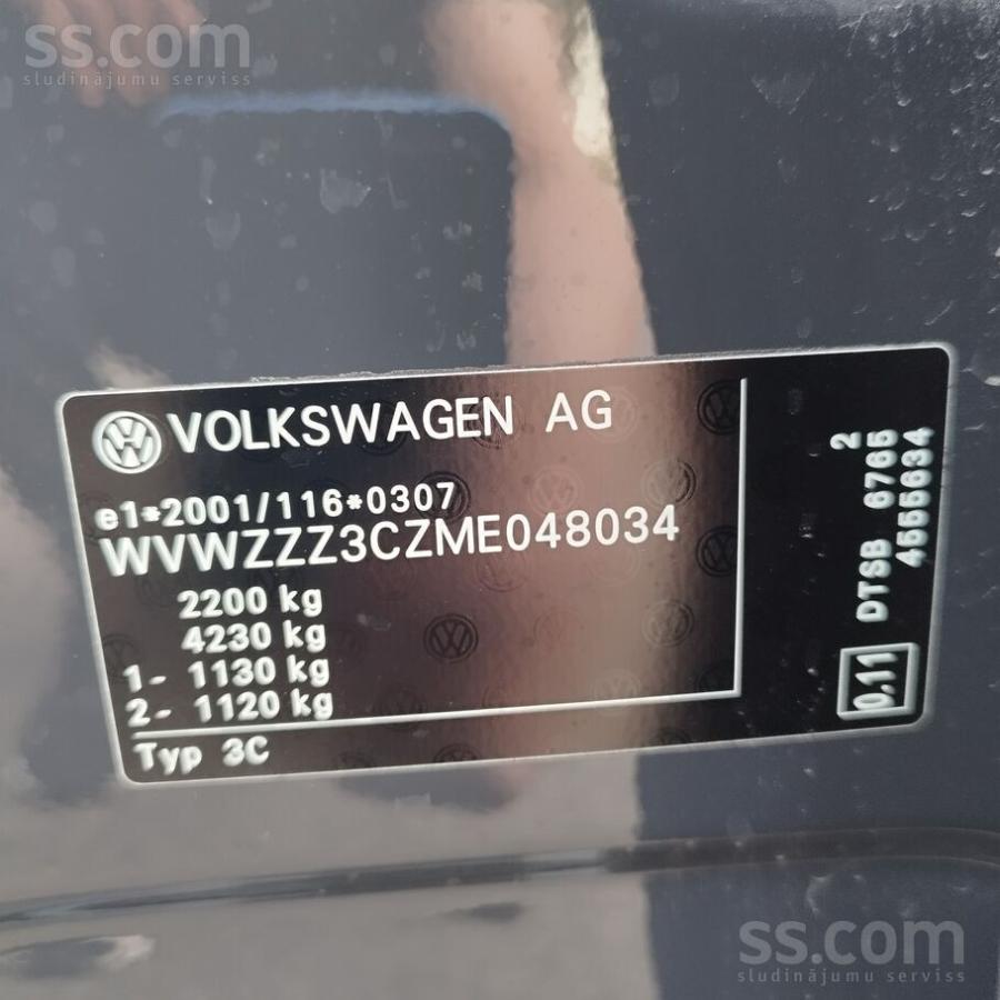 Zaļš Volkswagen Passat B8 2020 Rīga, ar dzinēja tilpumu 2.00 L un nobraukumu 176 tūkst. km par 15500 €, foto 13 vietnē AUTOMOTO.COM.LV