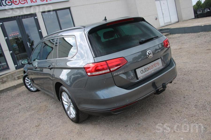 Grey Volkswagen Passat B8 2017 in Tukums, with an engine capacity of 2.00 L and mileage of 248 thousand km for 10538 €, photo 5 on AUTOMOTO.COM.LV