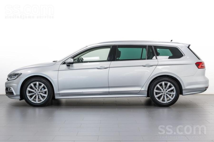 Grey Volkswagen Passat B8 2018 in Riga, with an engine capacity of 2.00 L and mileage of 218 thousand km for 12500 €, photo 8 on AUTOMOTO.COM.LV