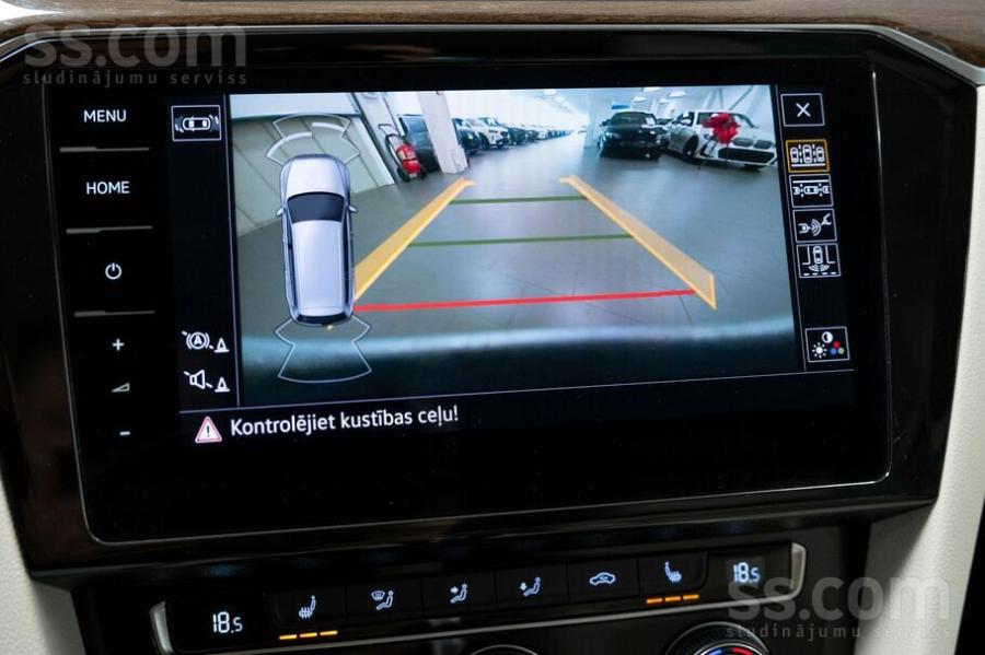 Grey Volkswagen Passat B8 2018 in Riga, with an engine capacity of 2.00 L and mileage of 218 thousand km for 12500 €, photo 21 on AUTOMOTO.COM.LV