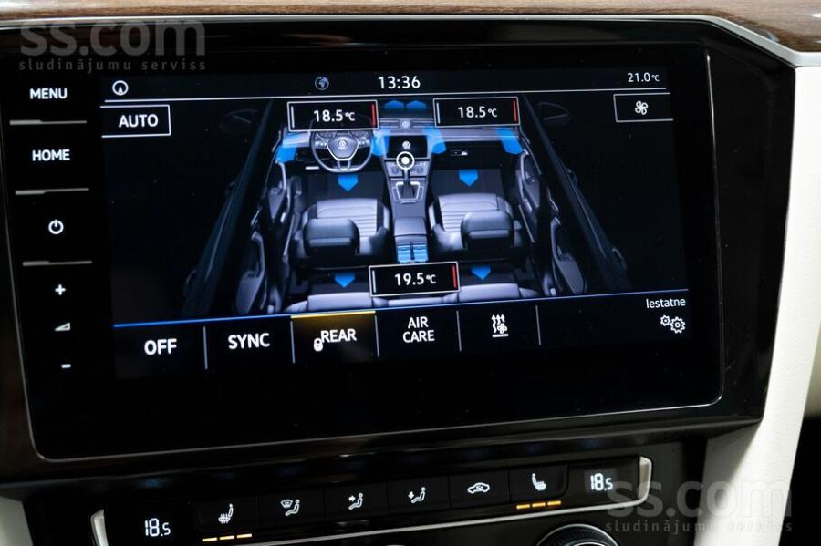 Grey Volkswagen Passat B8 2018 in Riga, with an engine capacity of 2.00 L and mileage of 218 thousand km for 12500 €, photo 24 on AUTOMOTO.COM.LV