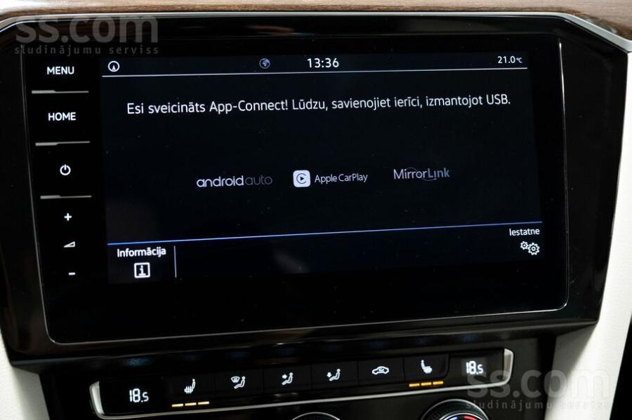Grey Volkswagen Passat B8 2018 in Riga, with an engine capacity of 2.00 L and mileage of 218 thousand km for 12500 €, photo 26 on AUTOMOTO.COM.LV