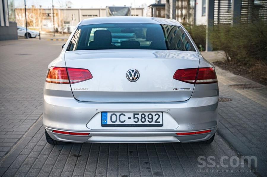Pelēks Volkswagen Passat B8 2015 Rīga, ar dzinēja tilpumu 1.40 L un nobraukumu 219 tūkst. km par 7490 €, foto 5 vietnē AUTOMOTO.COM.LV
